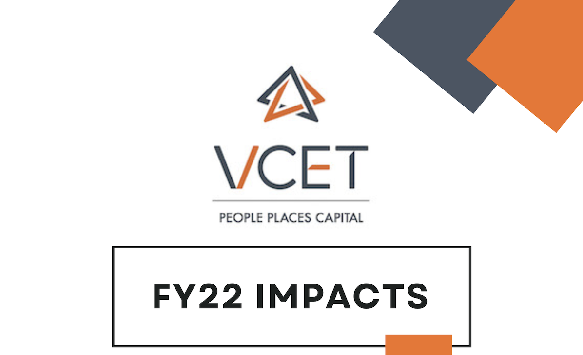 VCET FY22 Impacts - VCET